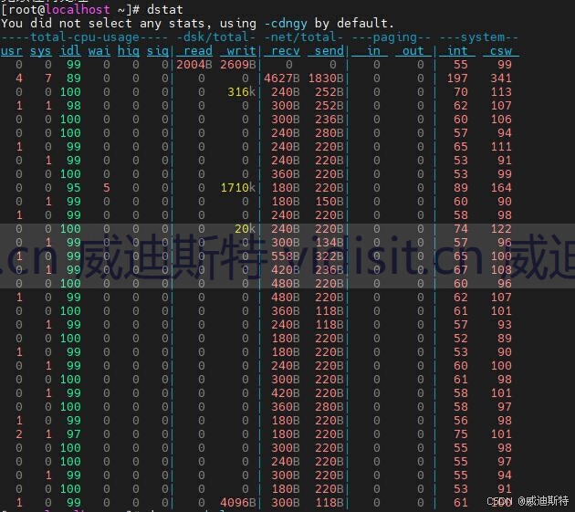 Linux命令工具：通过dstat实现对Linux服务器性能的管理和掌握-CSDN博客