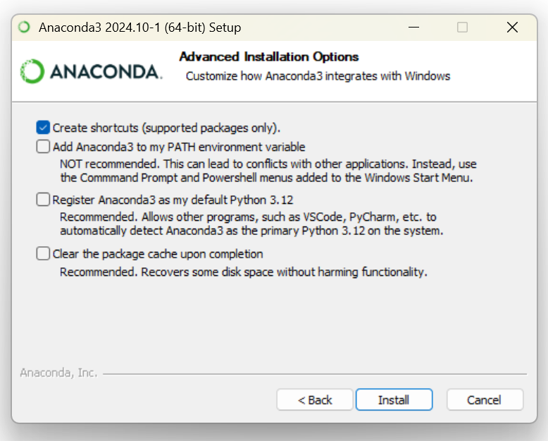 《零基础入门AI：Windows下Anaconda(Python 3.12)环境配置与三大IDE(VScode/PyCharm/Jupyter)开发环境搭建》_anaconda3 ...
