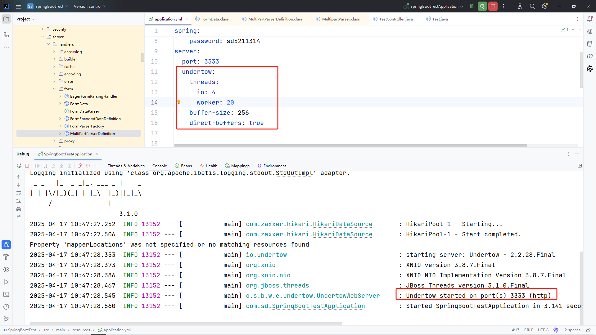SpringBoot使用undertow容器的巨坑-CSDN博客