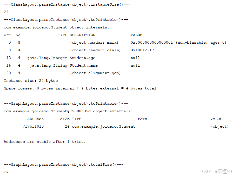 JOL: java对象内存布局_org.openjdk.jol-CSDN博客