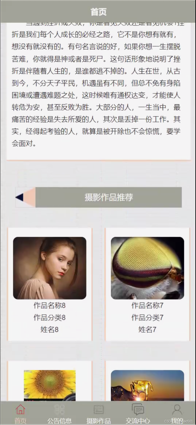 Pythonflask框架的摄影作品小程序小程序8开题程序论文 计算机毕业设计 Csdn博客