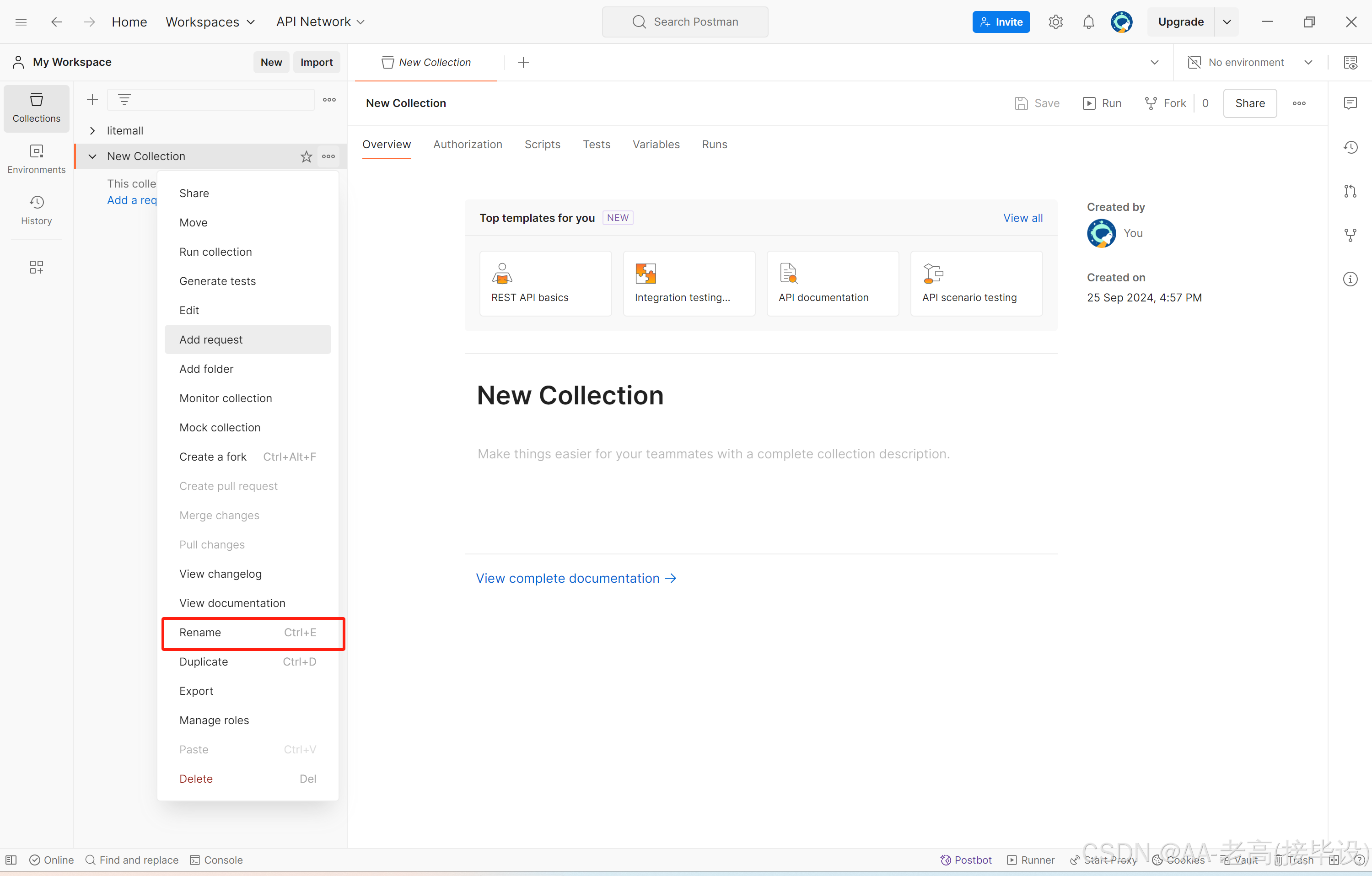 超详细的Postman接口测试全解（完整版）_join 30 million developers who use postman-CSDN博客
