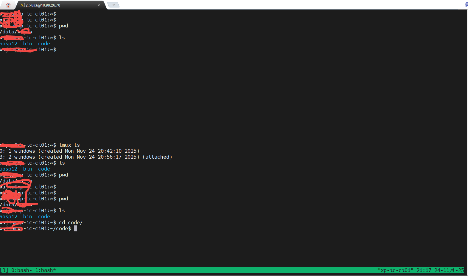 Tmux使用-CSDN博客