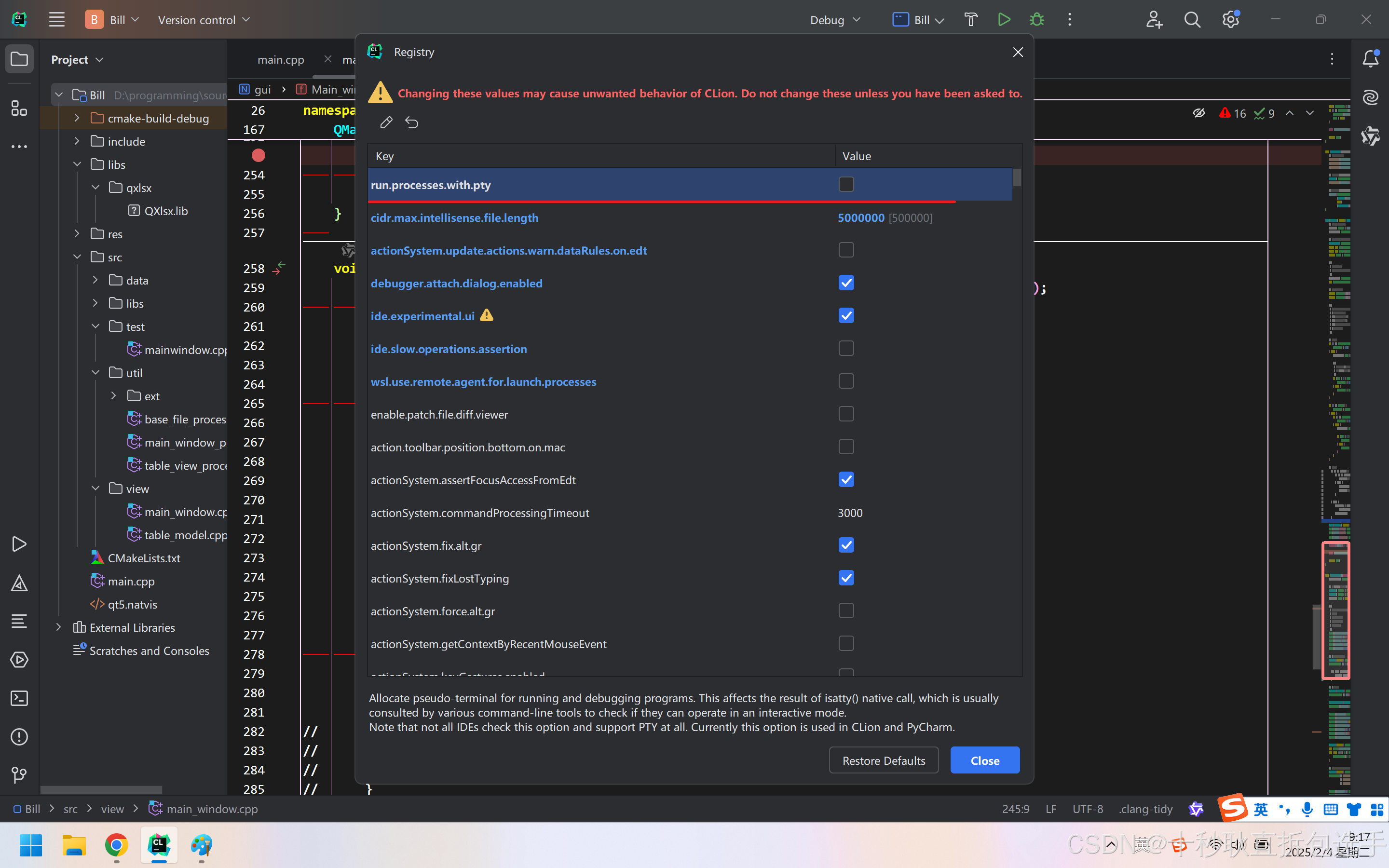 CLion 在 Run 或 Debug 时的中文乱码问题_clion 中文乱码-CSDN博客