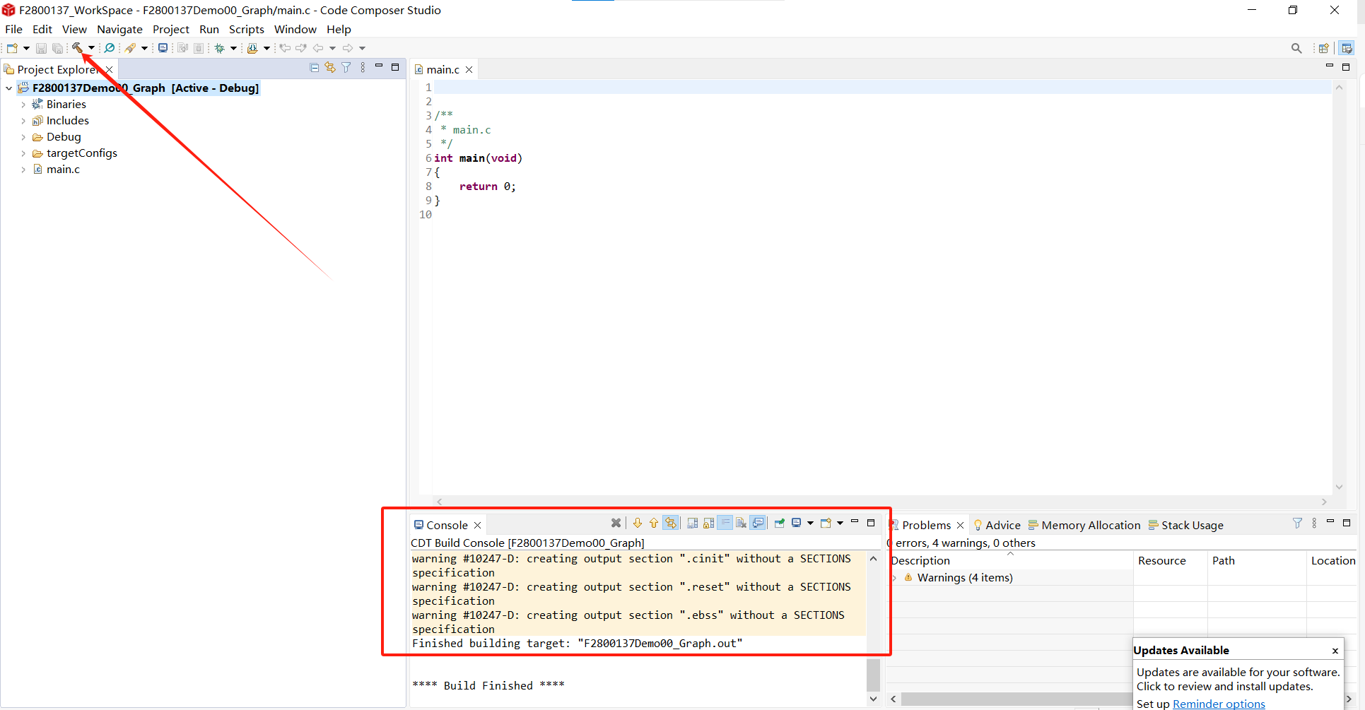 TI第三代C2000系列DSP（F2800137）实用教程 第4篇 CCS新建工程_c2000ware如何导入ccs-CSDN博客