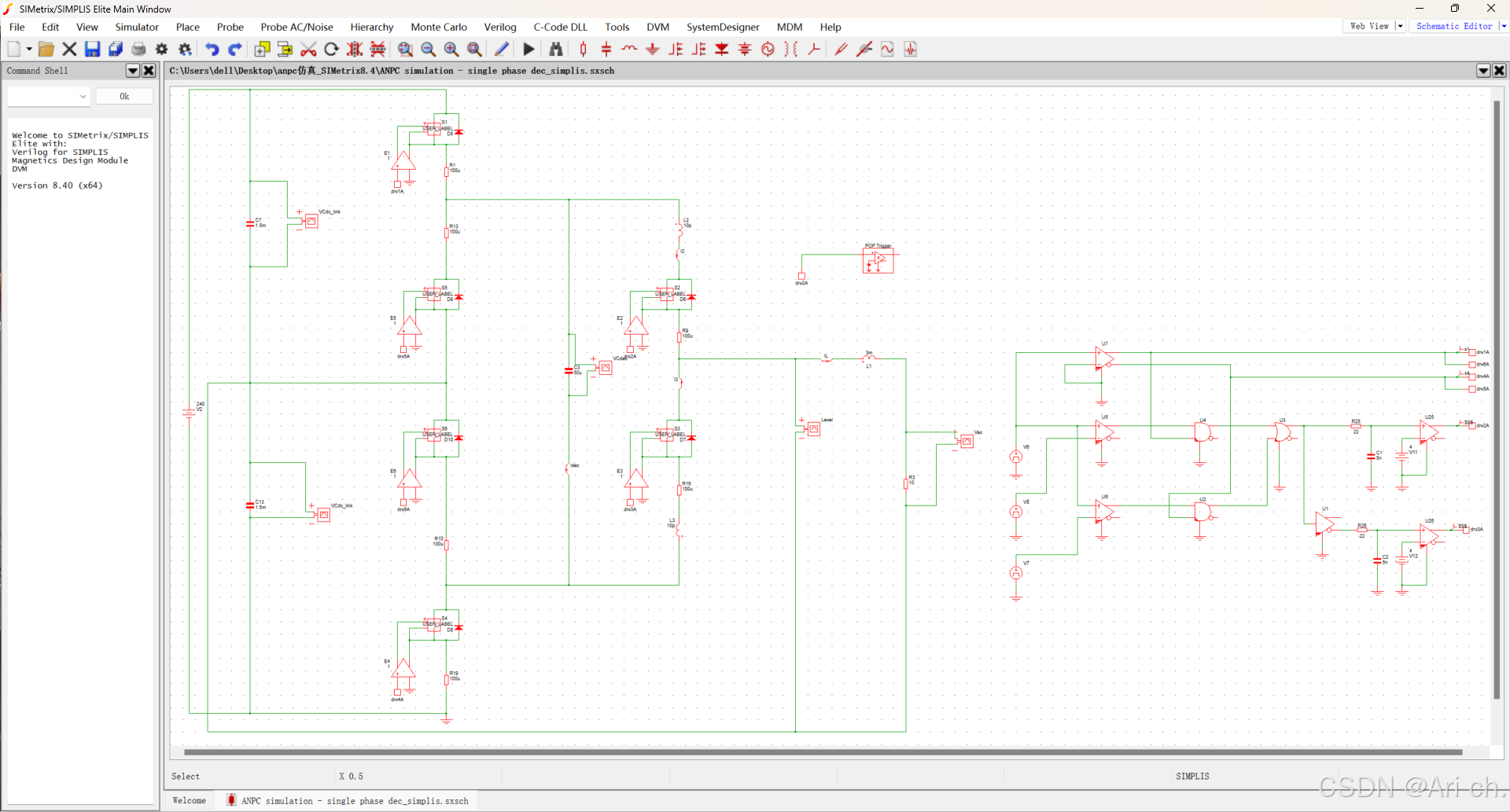 单相ANPC仿真-逆变器通用——matlab/SIMetrix-CSDN博客
