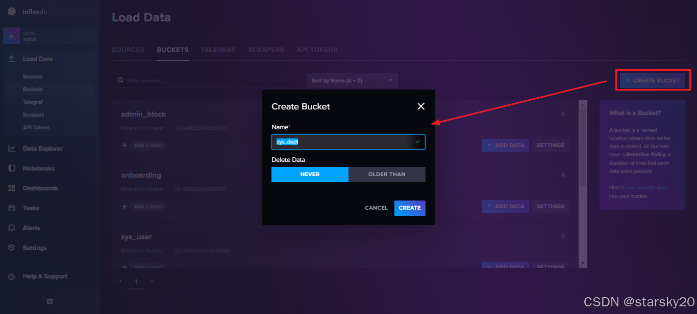influxdb 2.x 时序数据库使用-CSDN博客