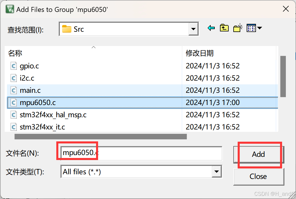 STM32-HAL库MPU6050姿态传感器（创社派-STM32F407ZGT6）_mpu6050 hal-CSDN博客