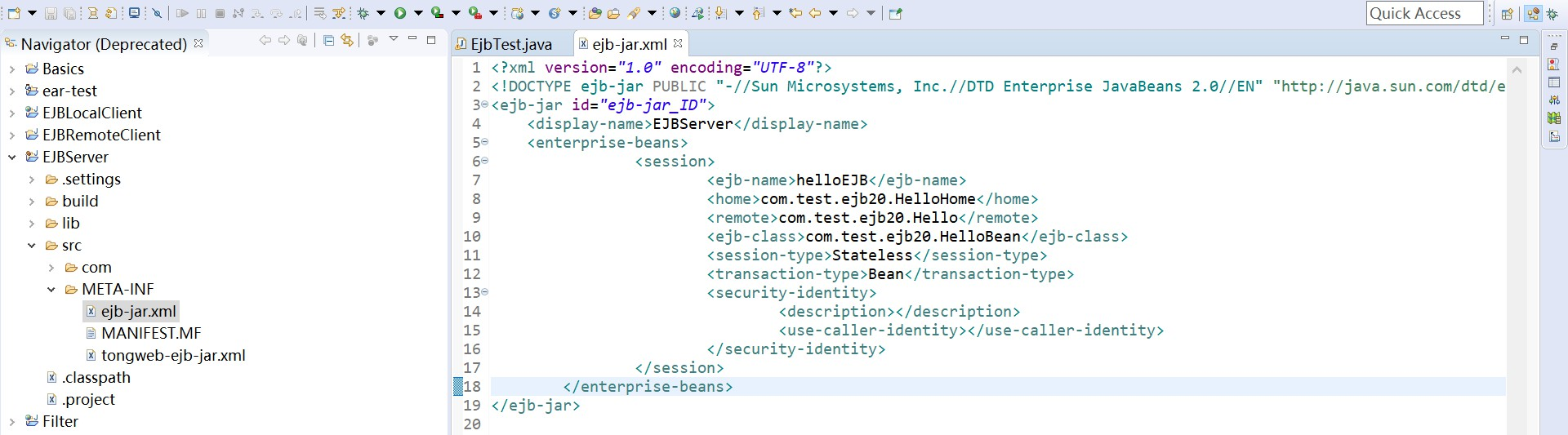 TongWeb部署EJB应用简单使用_tongweb ejb-CSDN博客