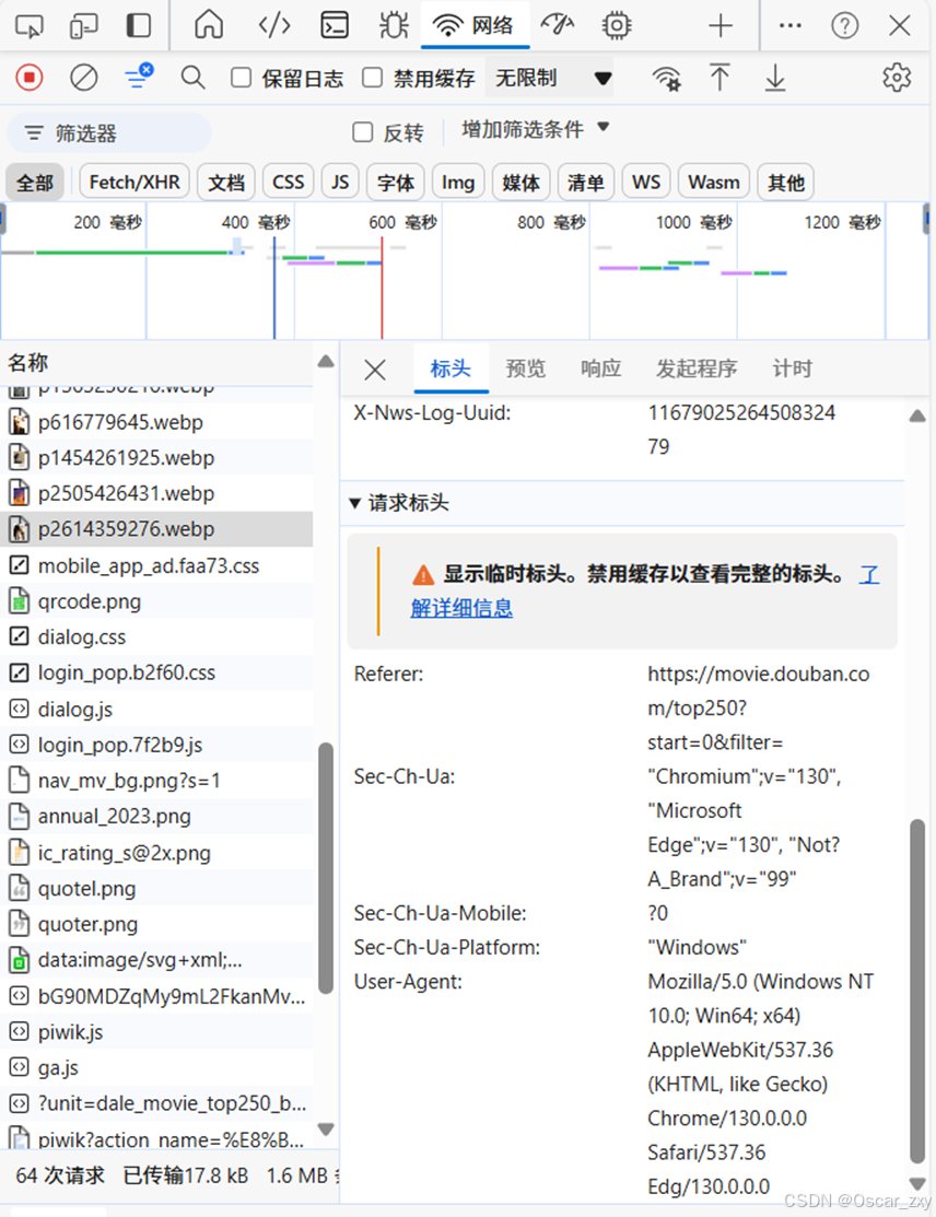 Use request and BeautifulSoup to crawl Douban movie top250-CSDN博客