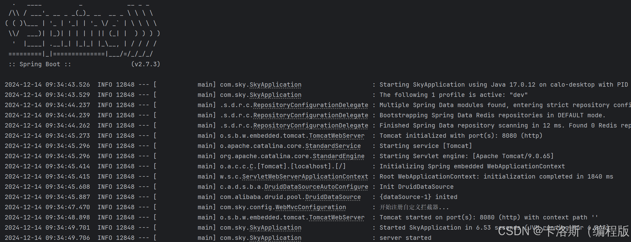 苍穹外卖-全网最全弯路的解决：从环境搭建到前后端连接_failed to bind properties under 'sky.wechat.appid'-CSDN博客