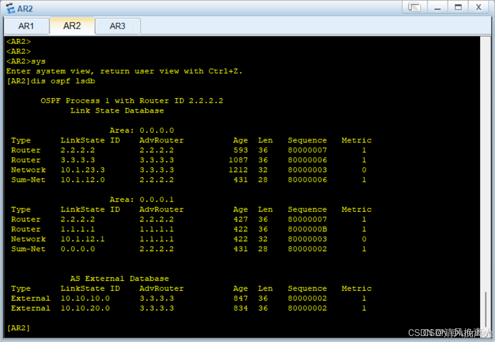 OSPF Stub区域和各类LSA特点_怎么看lsdb数据库中那个字段代表stub-CSDN博客