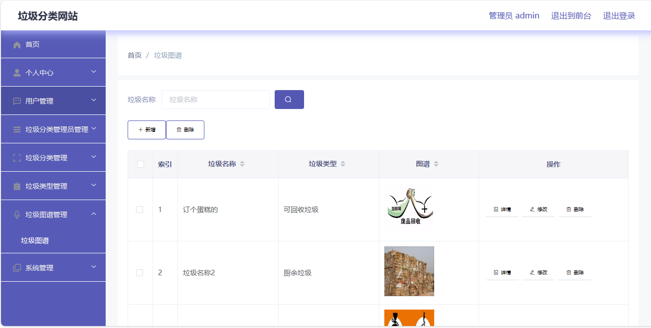 基于springbootvue的垃圾分类网站管理系统源码数据库 Csdn博客