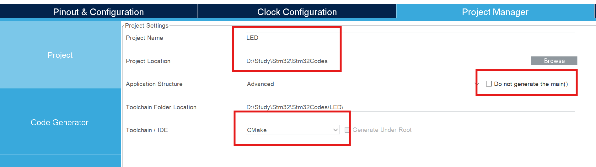 【MCU】创建工程Clion+STM32CUBE_stm32cubeclt-CSDN博客