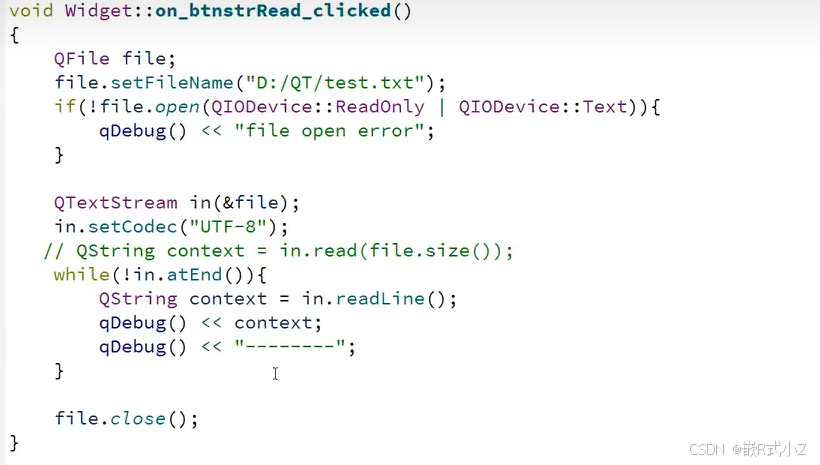 QT 5 C++/ 文件操作类(QFile)_qt5 qfile-CSDN博客