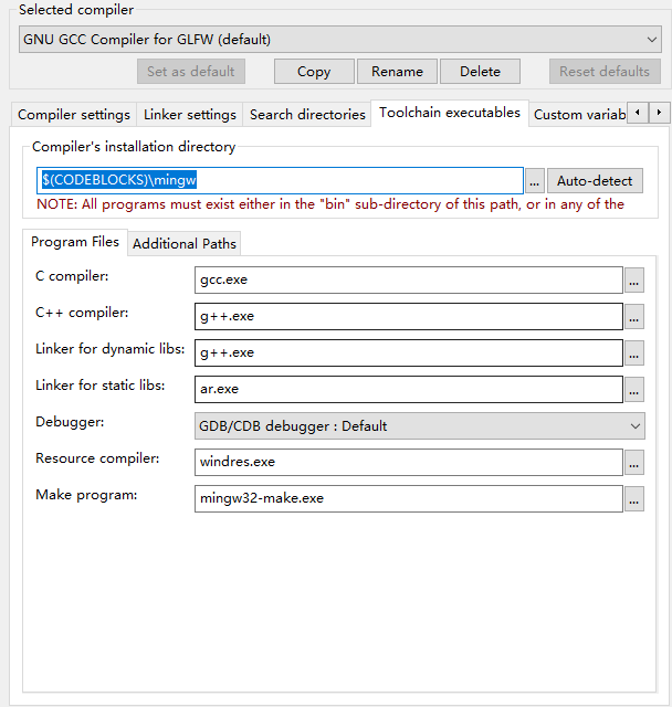 CodeBlocks25 配置 GLFW_codeblocks25.03-CSDN博客