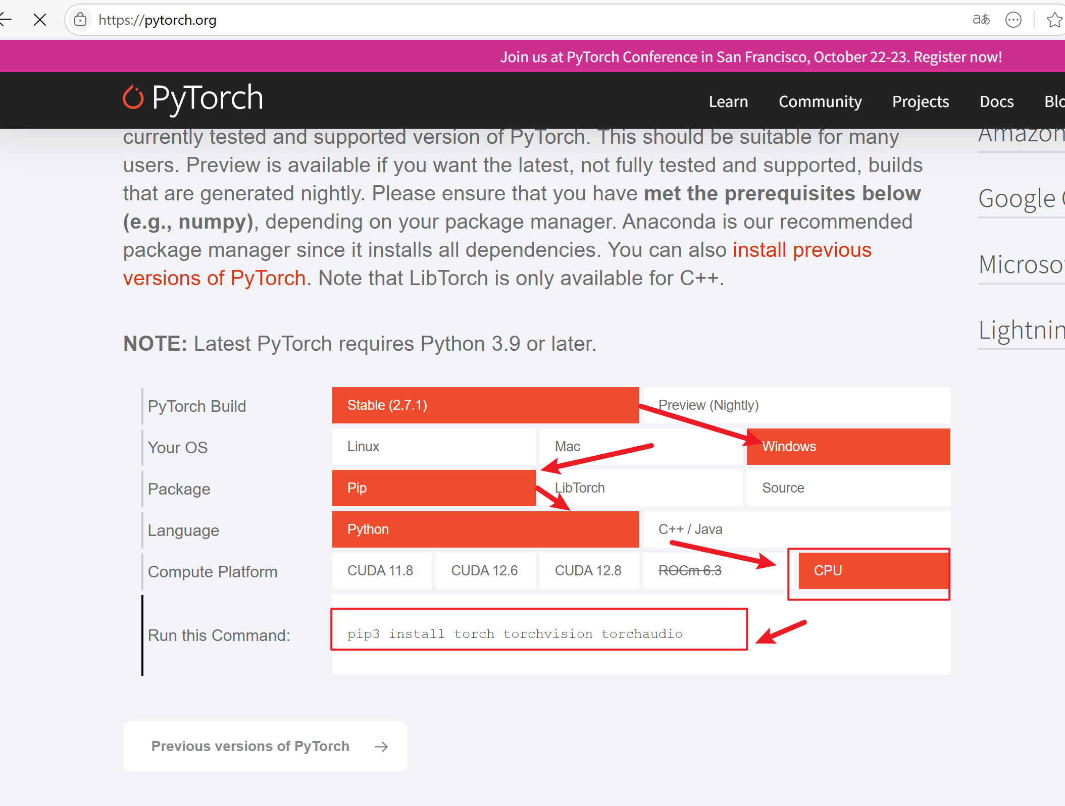 AI学习--已有Python下Pytorch的安装，不用Anaconda！_不用anaconda如何下载pytorch-CSDN博客