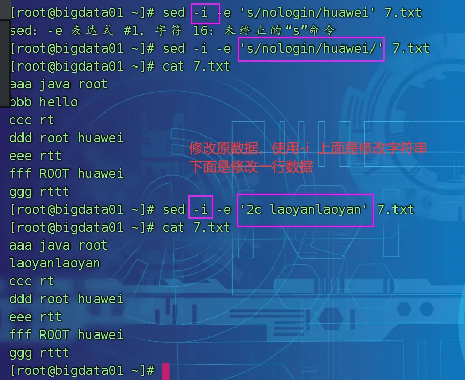 Linux系统中的 sed操作（非常重要）_linux系统下中sed-CSDN博客