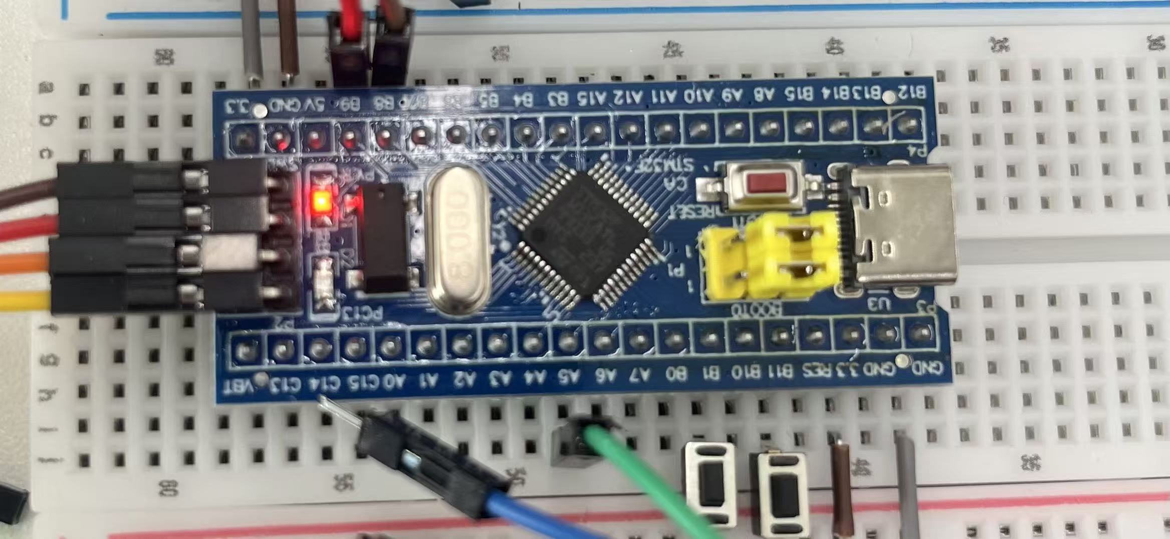 stm32f103c8t6+0.96寸oled的圆头耄耋哈气-CSDN博客