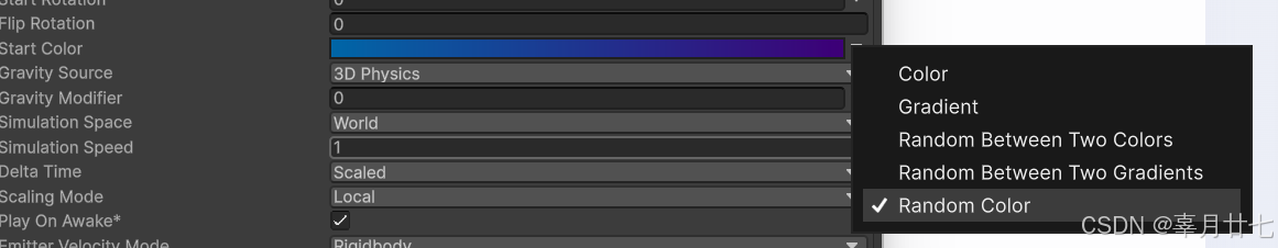 Unity2D利用Particle System制作残影冲刺_unity 粒子系统 残影-CSDN博客