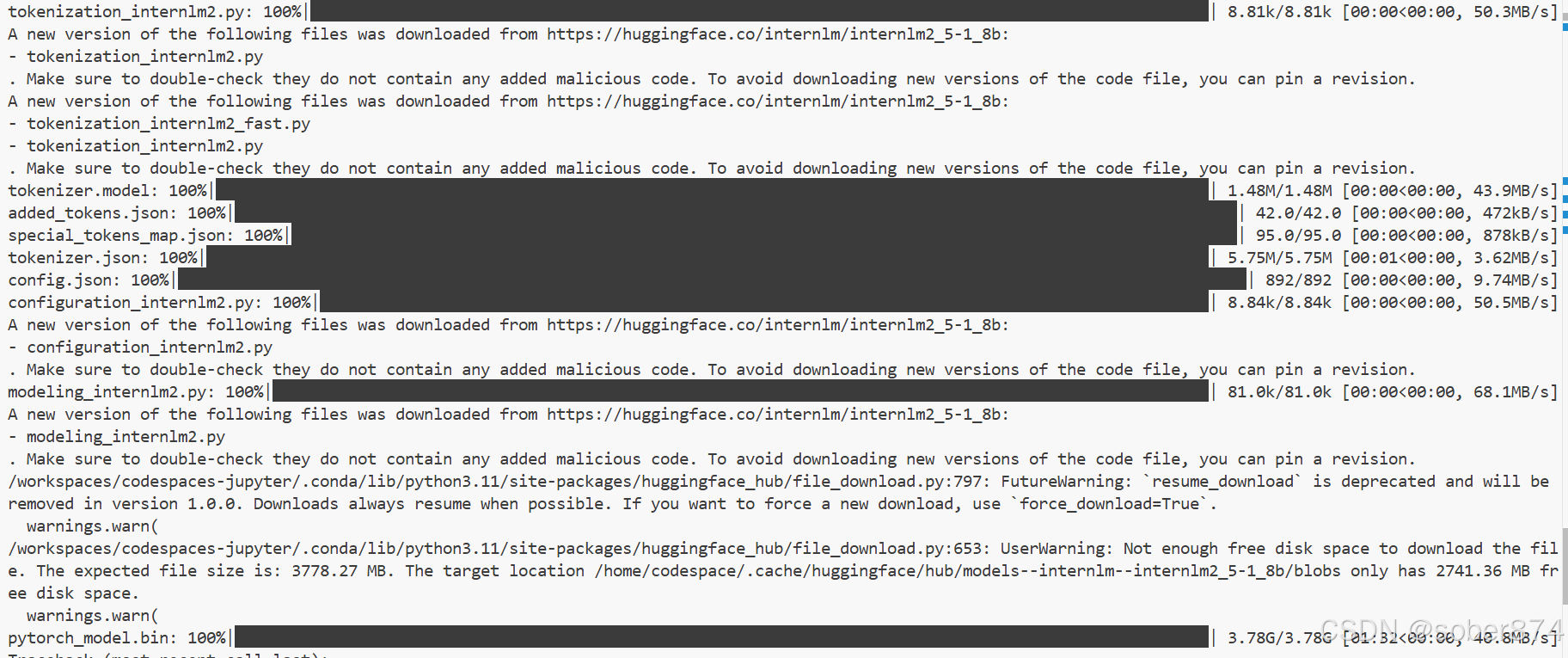 Internlm实战营LC04初识huggingface-CSDN博客