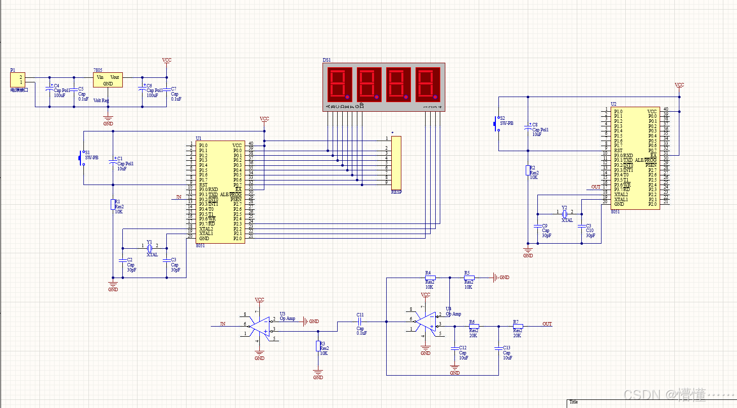 703、基于51单片机的SPWM波仿真设计（数码管）-CSDN博客