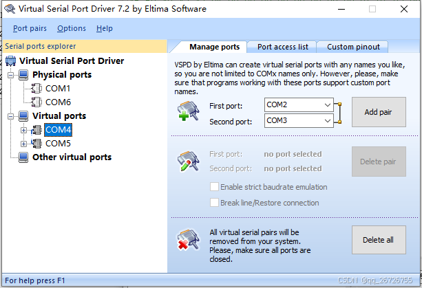 模拟串口设备以及网络透传整体搭建_虚拟串口-CSDN博客