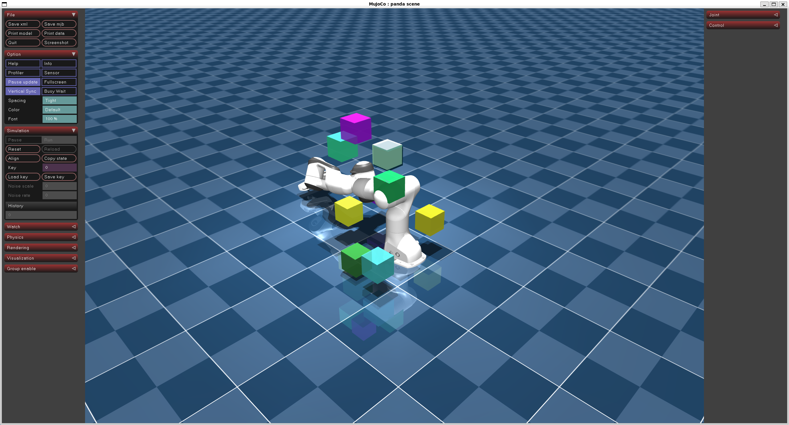 Mujoco 随机添加碰撞物体（位置、类型、大小、颜色）以及注意点_mujoco-learning-main-CSDN博客