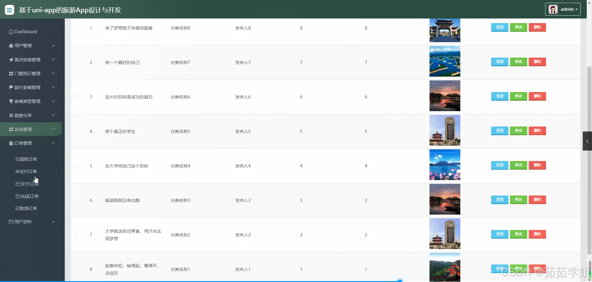springboot毕设基于uni-app的旅游App设计与开发PC论文+程序+部署_有关uniapp的参考文献-CSDN博客