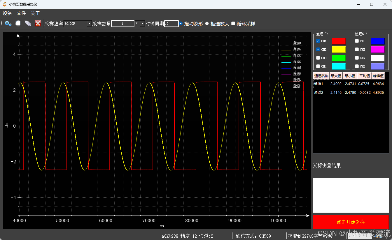 【小梅哥FPGA】基于CH569方案的USB3.0高速模拟信号采集系统_ch569 fpga-CSDN博客