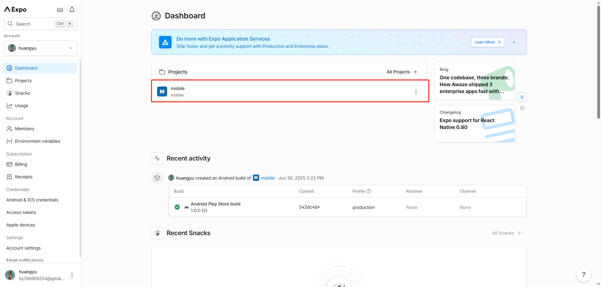 linux通过expo打包安卓apk（原生打包/eas云打包）_expo打包apk-CSDN博客