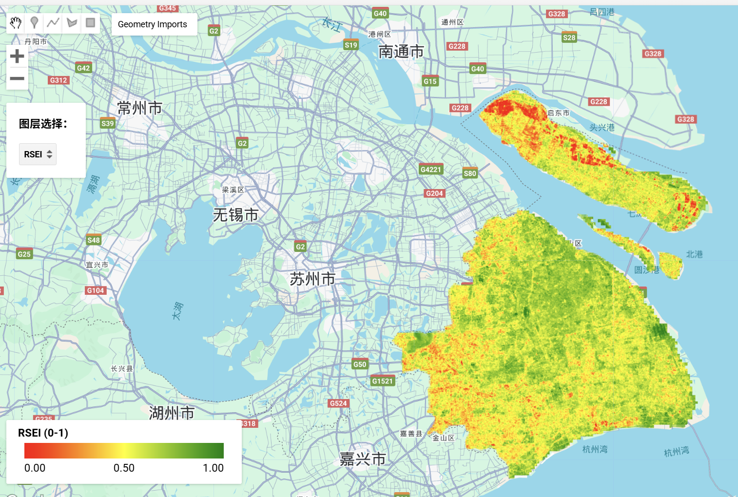 基于GEE的RSEI与VEI综合指数计算及差异分析方法-CSDN博客