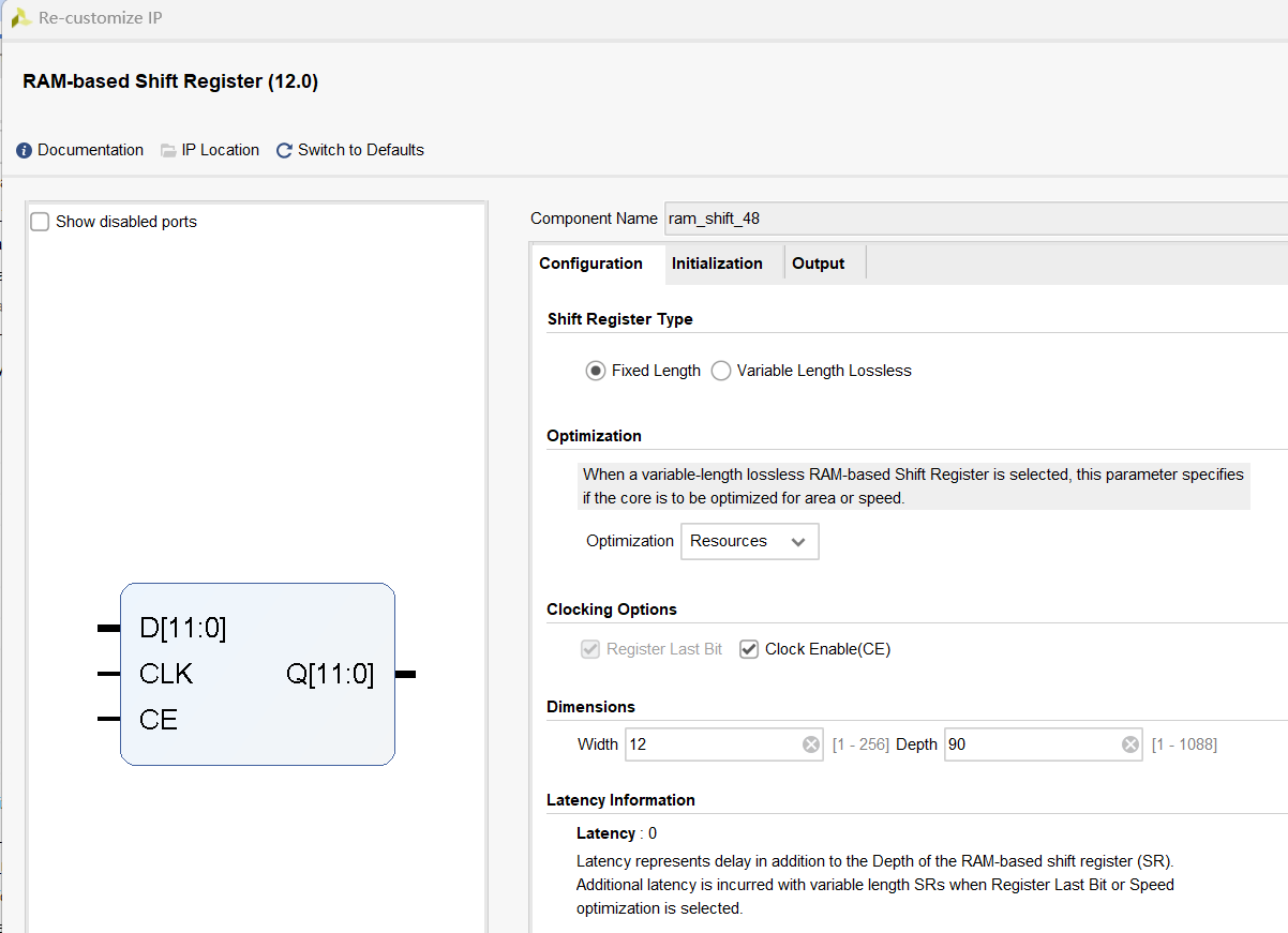 通信算法之331：Vivado中RAM-Based Shift Register IP核_vivado中ram-based shift register这个ip作用-CSDN博客
