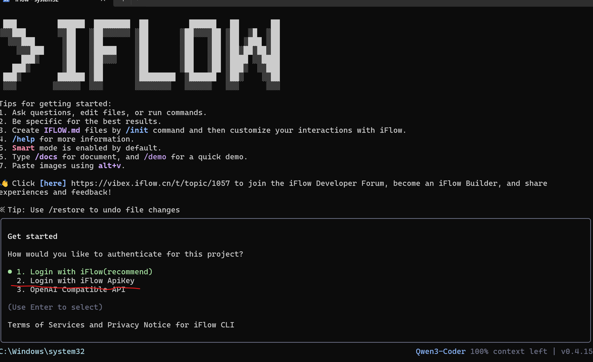 iFlow Cli — 运行于终端的AI工具-CSDN博客