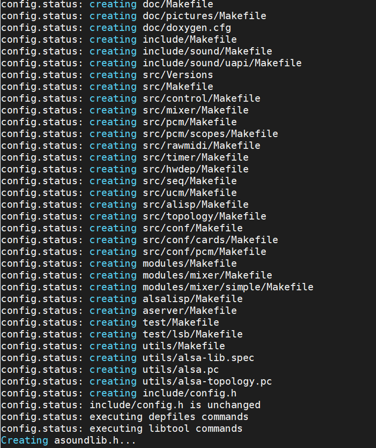 Linux下编译alsa-lib和alsa-utils软件失败，出现bin/amixer:line 2:syntax error ...