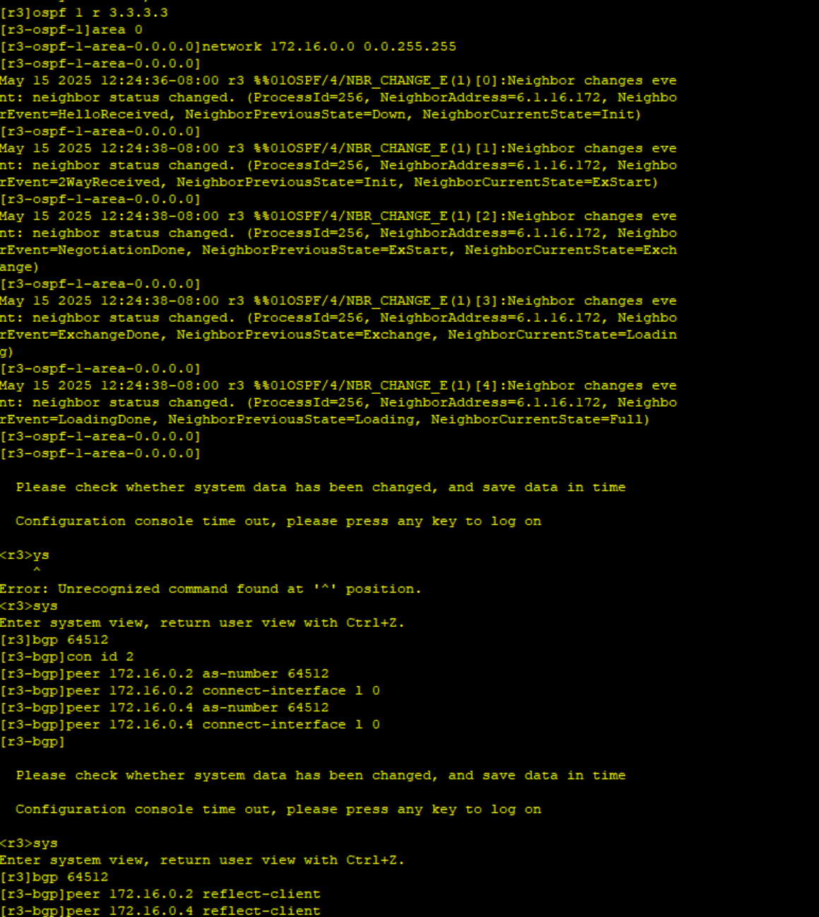 hcip实验（bgp联邦实验）-CSDN博客