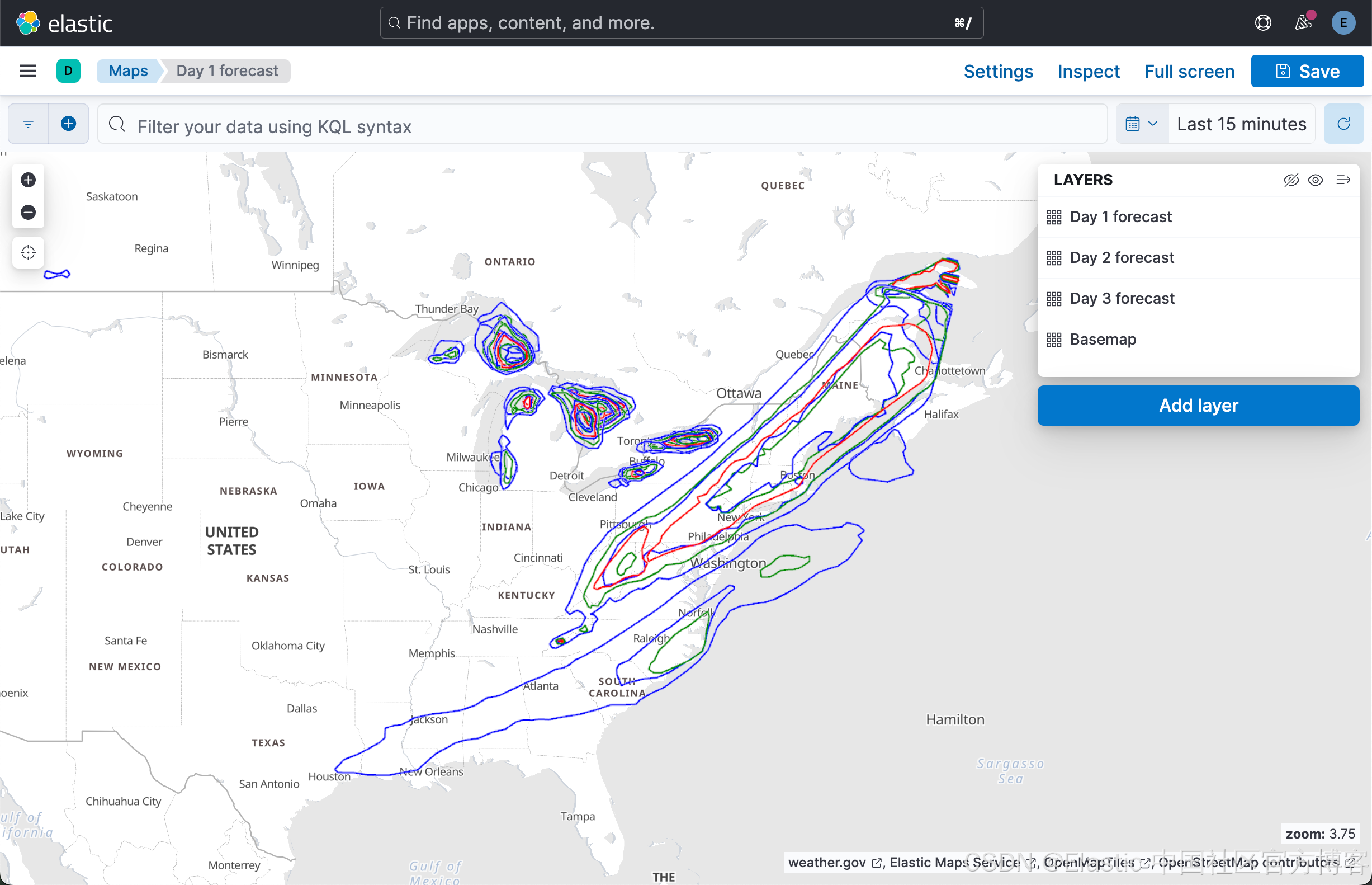 在 Kibana 地图中使用外部地图数据和 ES|QL_kibana8.17 maps-CSDN博客