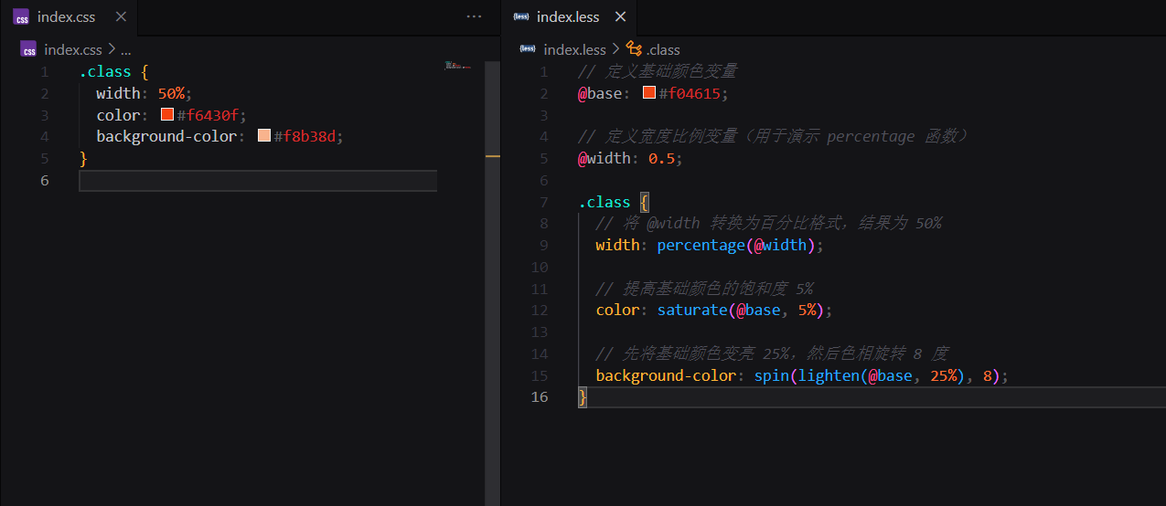 Less / Scss教程：从入门到精通（三种使用方法）附源代码和代码案例效果_scss使用教程-CSDN博客