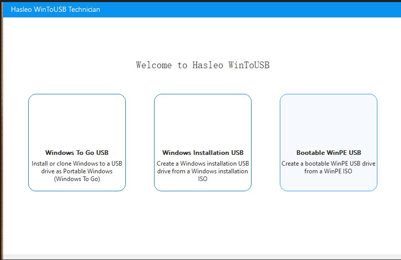 U盘安装系统软件 Hasleo WinToUSB Technician v9.0 许可证-CSDN博客
