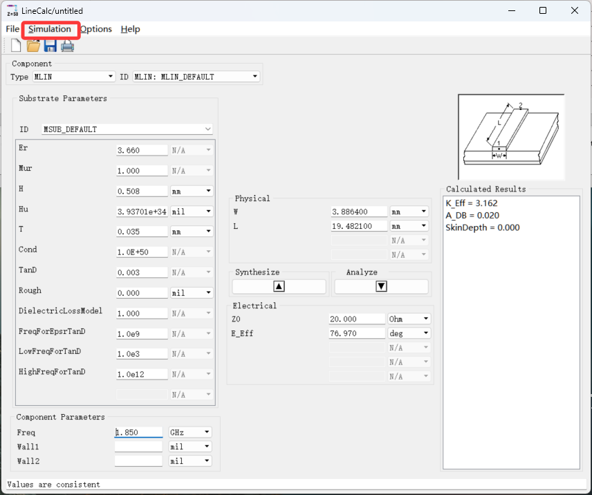 ads中linecalc工具的使用-CSDN博客