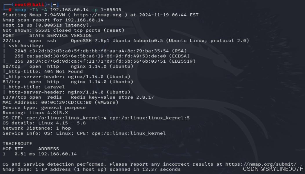 Vulnstack内网靶场渗透记录（漏洞复现)--＞自己笔记-＞保姆教程_laravel v8.29.0 漏洞-CSDN博客