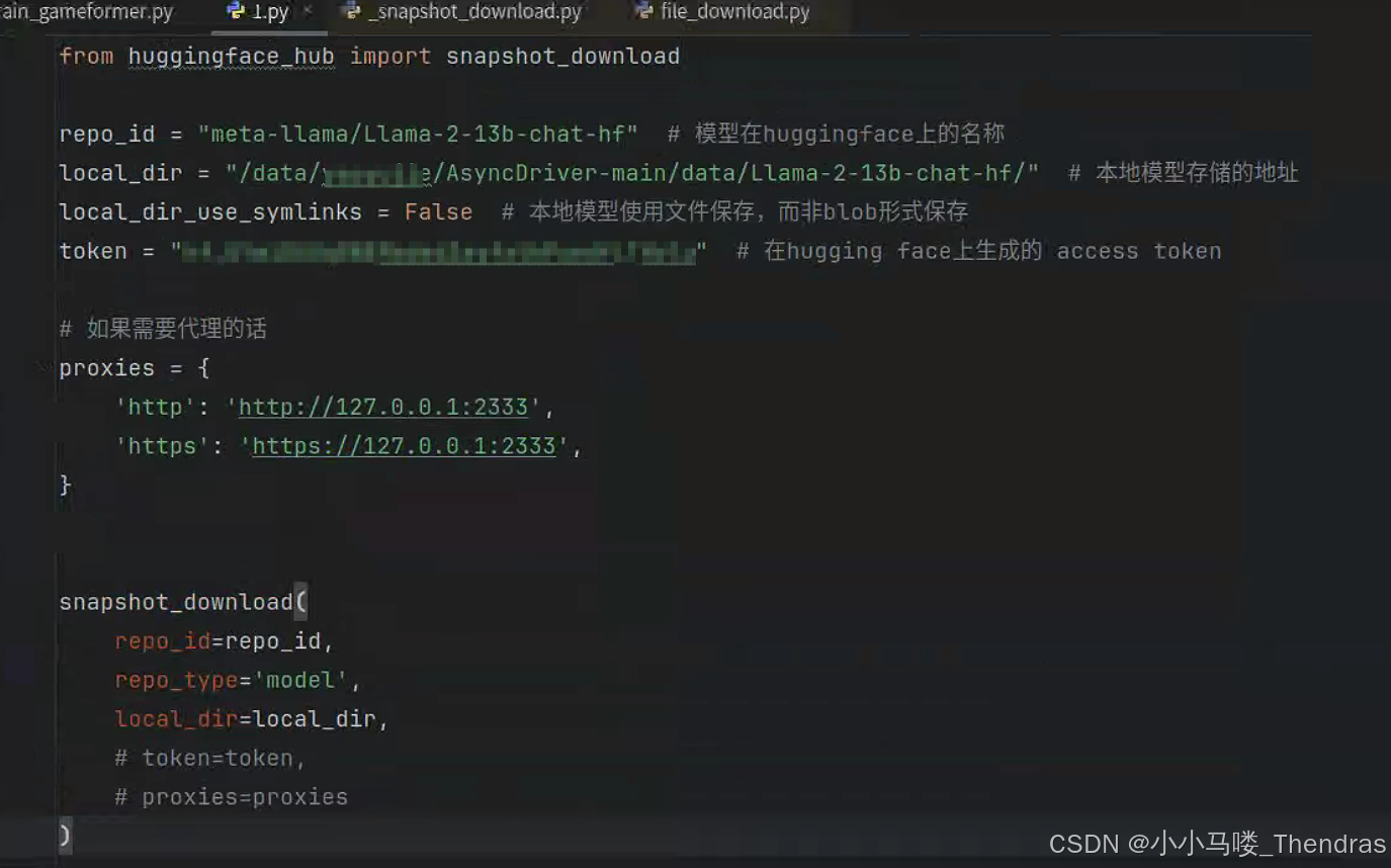 轨迹预测学习——蠢蛋踩雷，如何下载meta-llama/Llama-2-13b-chat-hf-CSDN博客