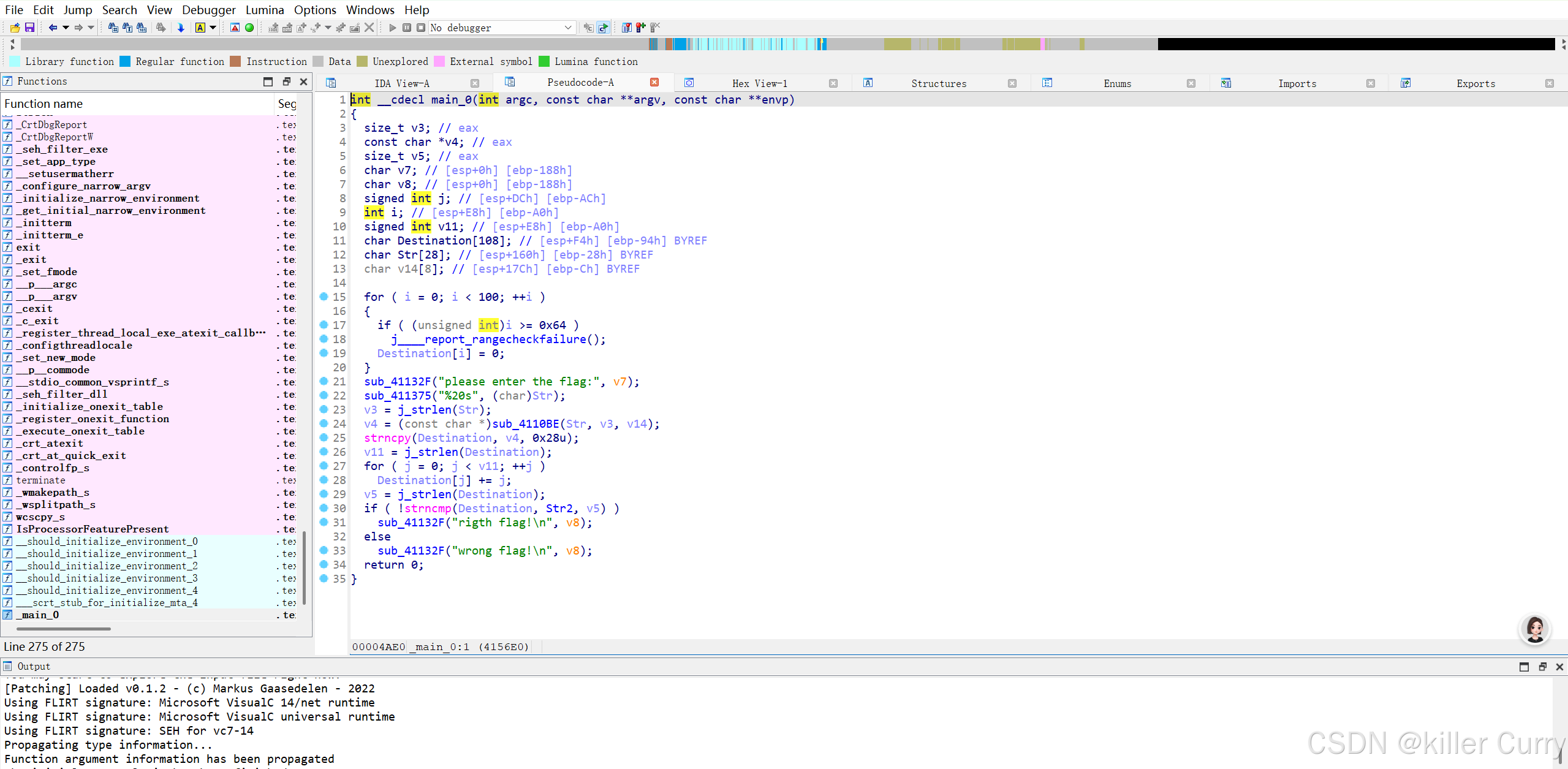 buuctf reverse部分题解（实时更新）_buuctf reverse答案-CSDN博客