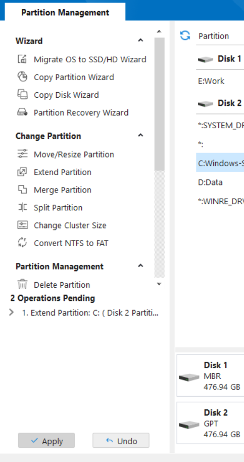 同磁盘其他分区划转至C盘工具-MiniTool Partition Wizard-CSDN博客