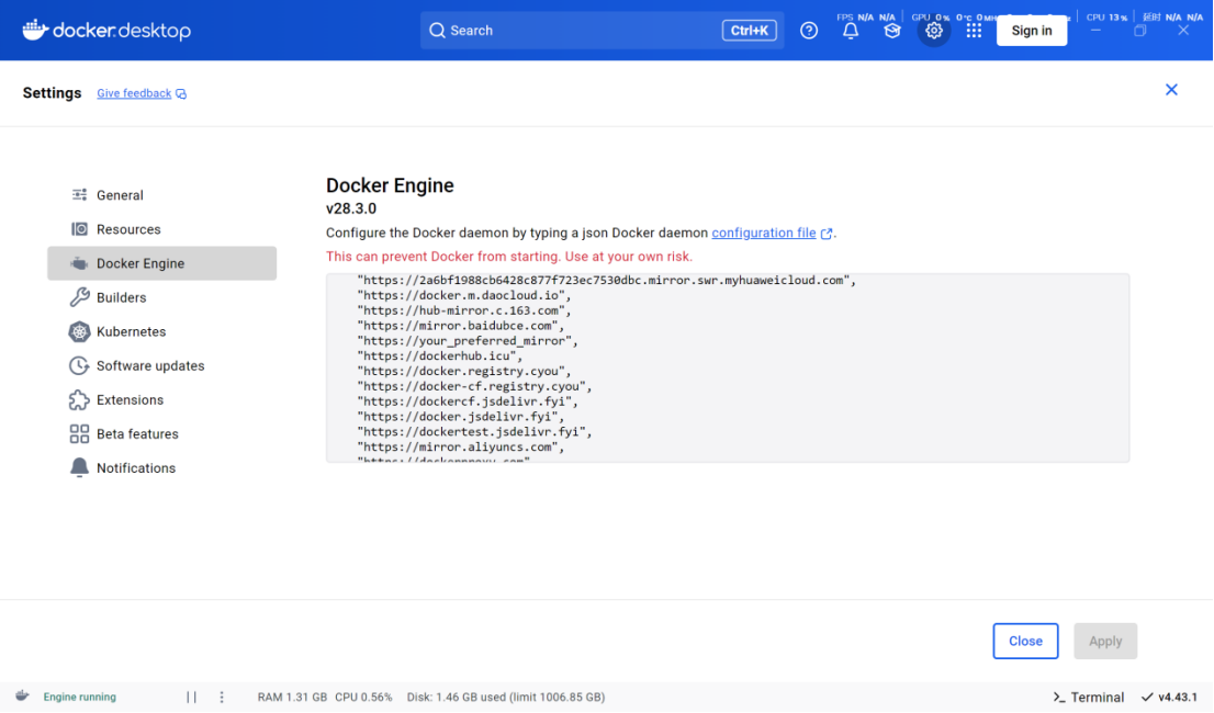 解决 Docker Compose 启动失败：快速配置 Docker 国内镜像源_docker compose 国内源-CSDN博客