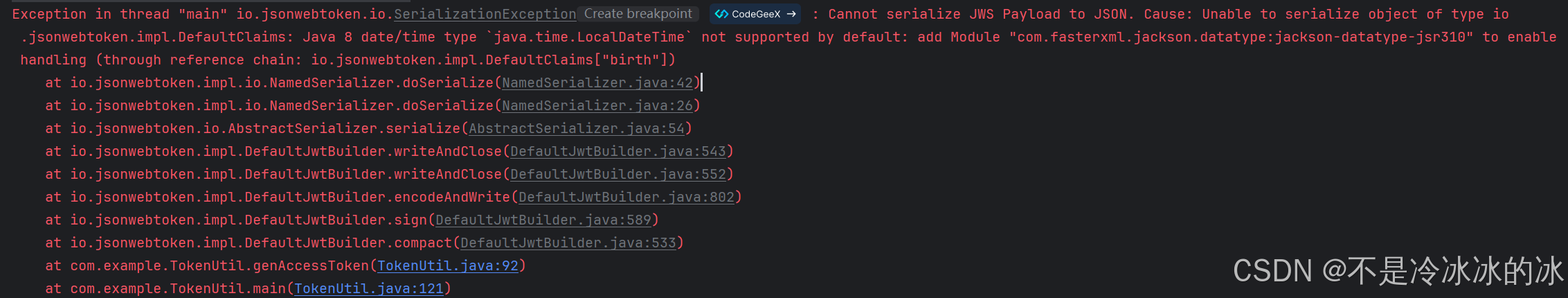 Java 8 date/time type `java.time.LocalDateTime` not supported by default(java8时间序列化)_jwts ...