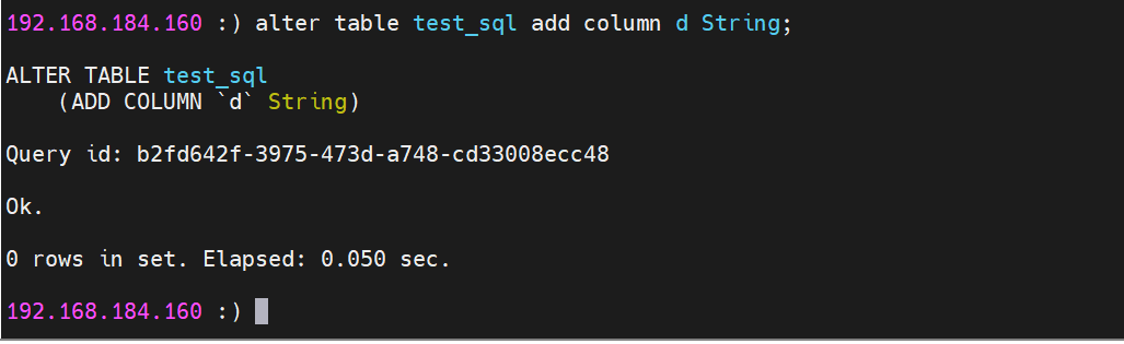 ClickHouse【使用篇】02：ClickHouse的SQL操作_clickhouse update语句-CSDN博客