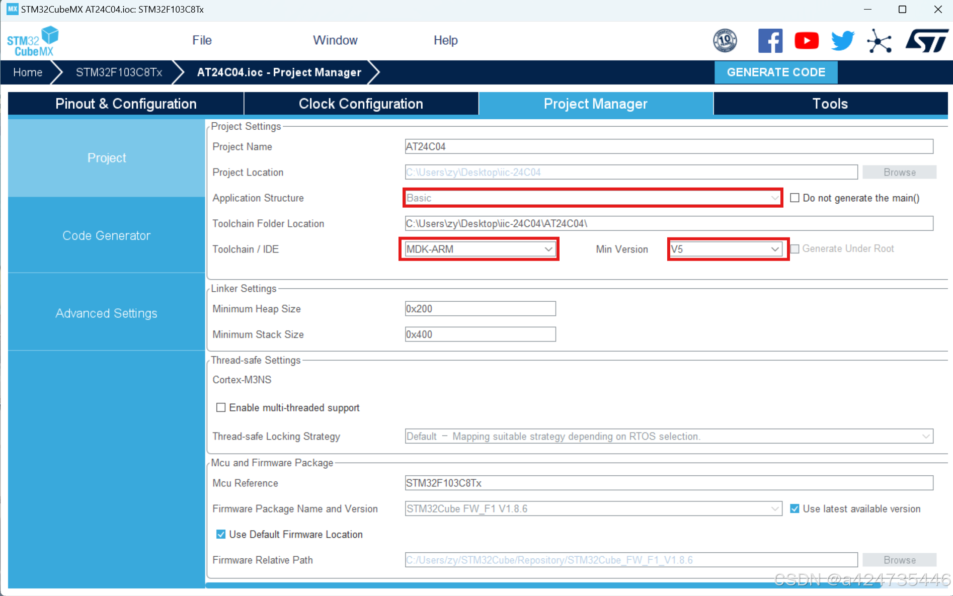 STM32 AT24C04例程-CSDN博客