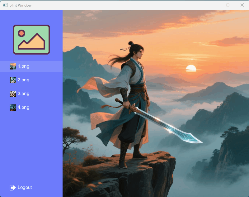 Rust Slint实现侧边菜单栏源码分享-CSDN博客