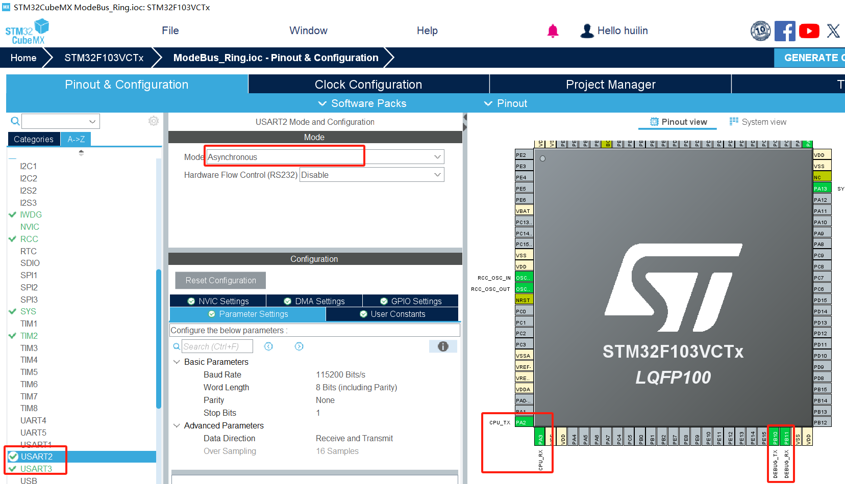 modebus RTU串口dma接收+环形缓冲区实现（STM32F103实现，stm32cubemx配置）_stm32cubemx ...